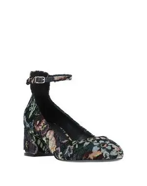 Sandro Floral Jacquard Pumps