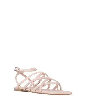 VIC MATIE Leather Thong Sandals - Pink