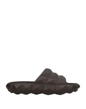Valentino Garavani Rubber Slides - Brown