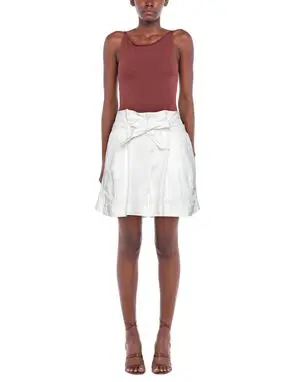 MANILA GRACE Linen Bermuda Shorts