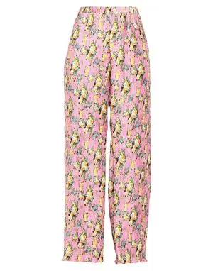 MSGM Floral-print Pleated Pajama Pants - Pink
