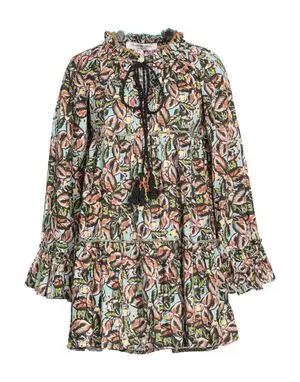 CONNOR & BLAKE Floral Print Cotton Mini Dress