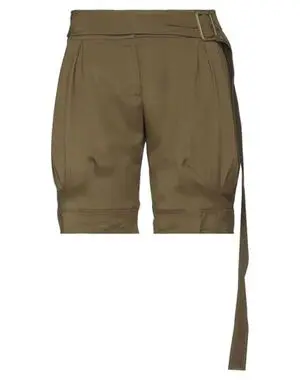 TRUSSARDI Straight Leg Bermuda Shorts - Green