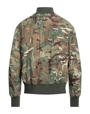 Dolce & Gabbana Camouflage Bomber Jacket - Green