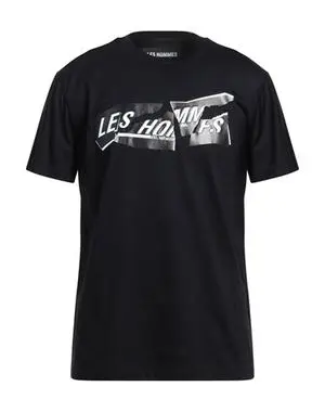 LES HOMMES T-shirt Size Cotton - Black