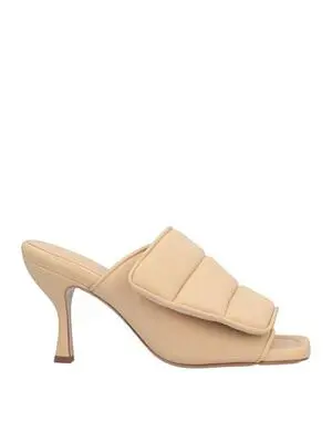 GIA BORGHINI Sandals In Leather And Techno Fabric