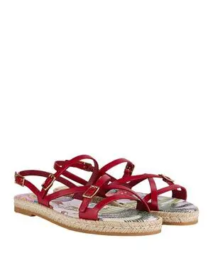 TOD'S Leather Espadrilles - Red