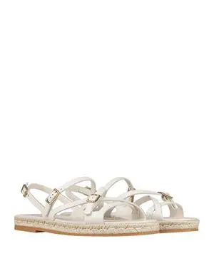 TOD'S Leather Espadrilles - White
