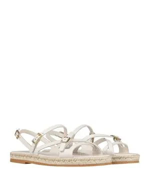 TOD'S Leather Espadrilles - White