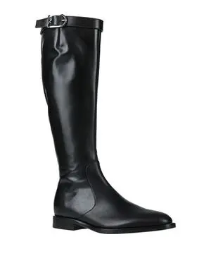 SERGIO ROSSI Leather Cowboy Boots