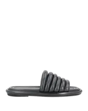 Marsèll Calfskin Slide Sandals - Black
