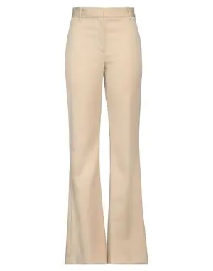 NILI LOTAN Virgin Wool Wide Leg Trousers - Beige