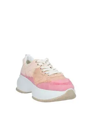 Hogan Multicolor Textile Sneakers - Pink