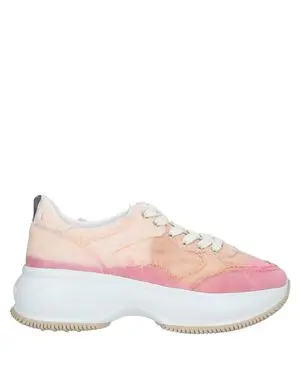 Hogan Multicolor Textile Sneakers - Pink
