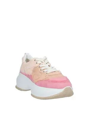 Hogan Multicolor Textile Sneakers - Pink