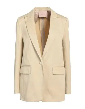 TWINSET Cotton And Linen Blazer - Beige