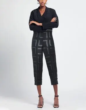 Les Copains Patterned Straight Leg Pants - Midnight Blue