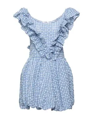 JIJIL Mini Balloon Dress - Blue