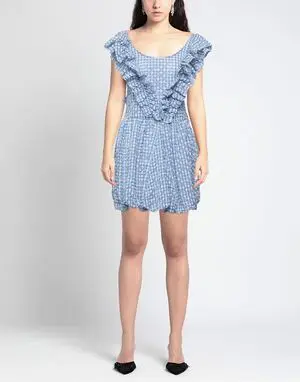 JIJIL Mini Balloon Dress - Blue