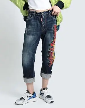 Dsquared2 Jeans In Denim With Print