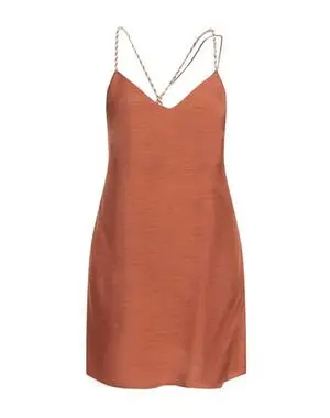 Malìparmi Mini Slip Dress - Brown