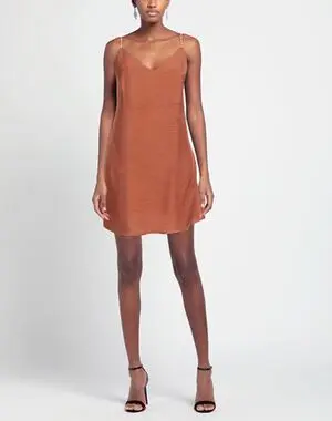 Malìparmi Mini Slip Dress - Brown