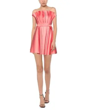 SIMONA CORSELLINI Pleated Mini Dress