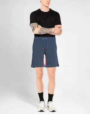 BIKKEMBERGS Sweatshirt Fleece Shorts - Blue