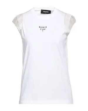 Dsquared2 T-shirt With Appliqués - White