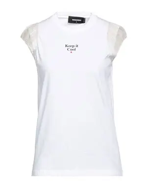 Dsquared2 T-shirt With Appliqués - White