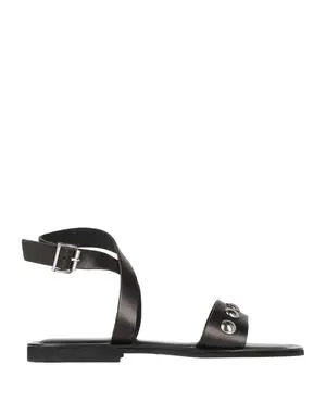 POLLINI Ankle Strap Sandals - Black