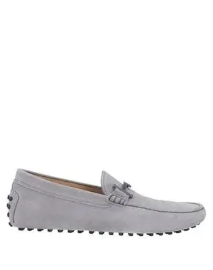 TOD'S Loafers In Leather - Grey