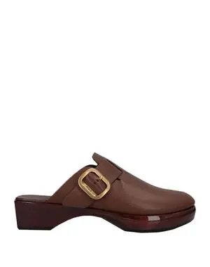 TOD'S Leather Clogs - Brown