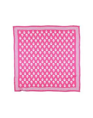 Alexander McQueen Man Scarf Blush Size - Silk Fuchsia