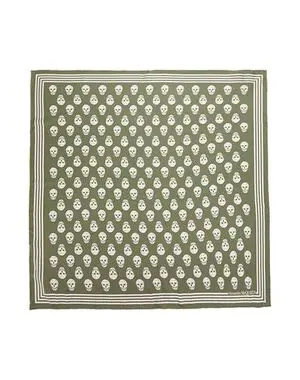 Alexander McQueen Man Scarf Blush Size - Silk Green