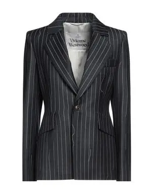 VIVIENNE WESTWOOD Striped Virgin Wool Blazer
