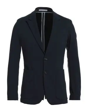 PAOLO PECORA Single-breasted Blazer - Dark Blue
