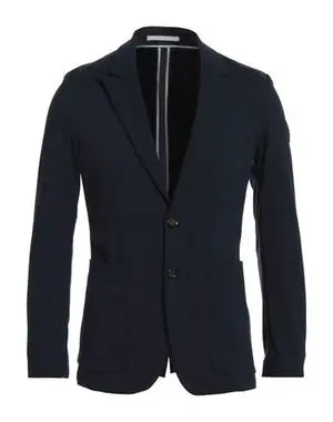 PAOLO PECORA Single-breasted Blazer - Dark Blue