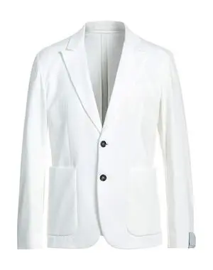 PAOLO PECORA Single-breasted Blazer - White