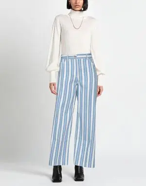 True Royal Flared Cut Trousers - Blue