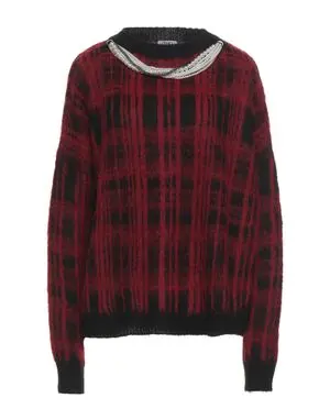 LIU •JO Tartan Pattern Knit Sweater