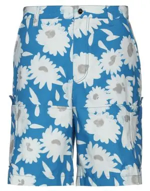 Jacquemus Cotton Floral Bermuda Shorts