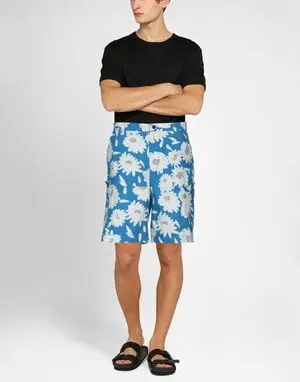 Jacquemus Cotton Floral Bermuda Shorts