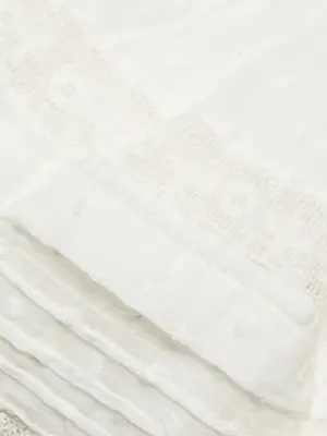 LoveShackFancy Quincy Embroidered Lace Minidress
