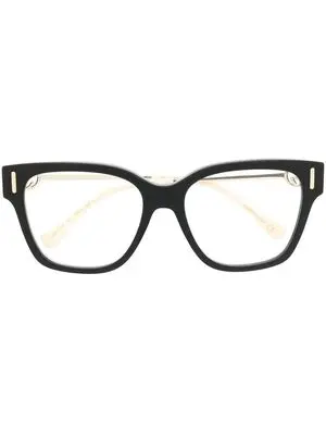 Gucci Gg-logo Square-frame Optical Glasses