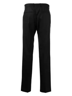 Tagliatore Tailored Virgin Wool Trousers - Black