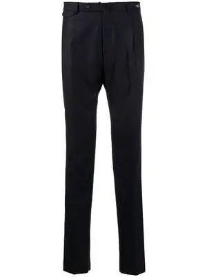 Tagliatore Tailored Virgin Wool Trousers - Blue