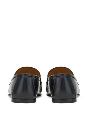 FERRAGAMO Gancini Buckle Loafers - Black