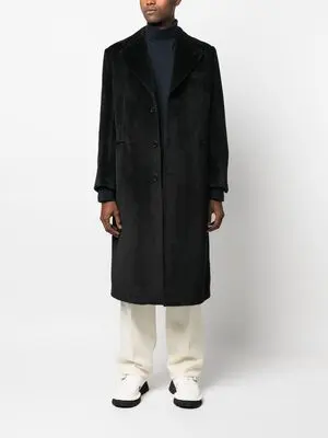 Giuliva Heritage Textured Single-breasted Coat