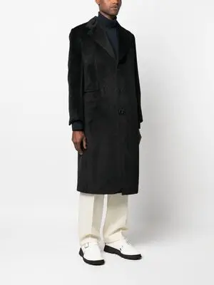 Giuliva Heritage Textured Single-breasted Coat